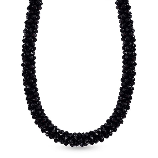 NY Close Out Deal - Black Austrian Crystal Necklace With Magnetic Clasp ...
