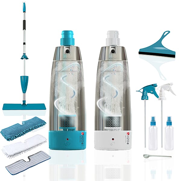 H2O E3 Multi-Purpose Cleaning System with Mop and 3 Floor Cloths ...