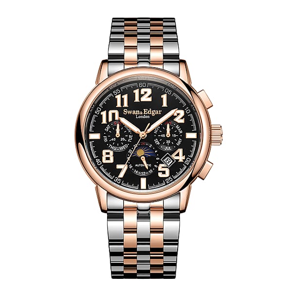 Limited Edition Swan & Edgar Hand Assembled Contrast Timer Automatic ...