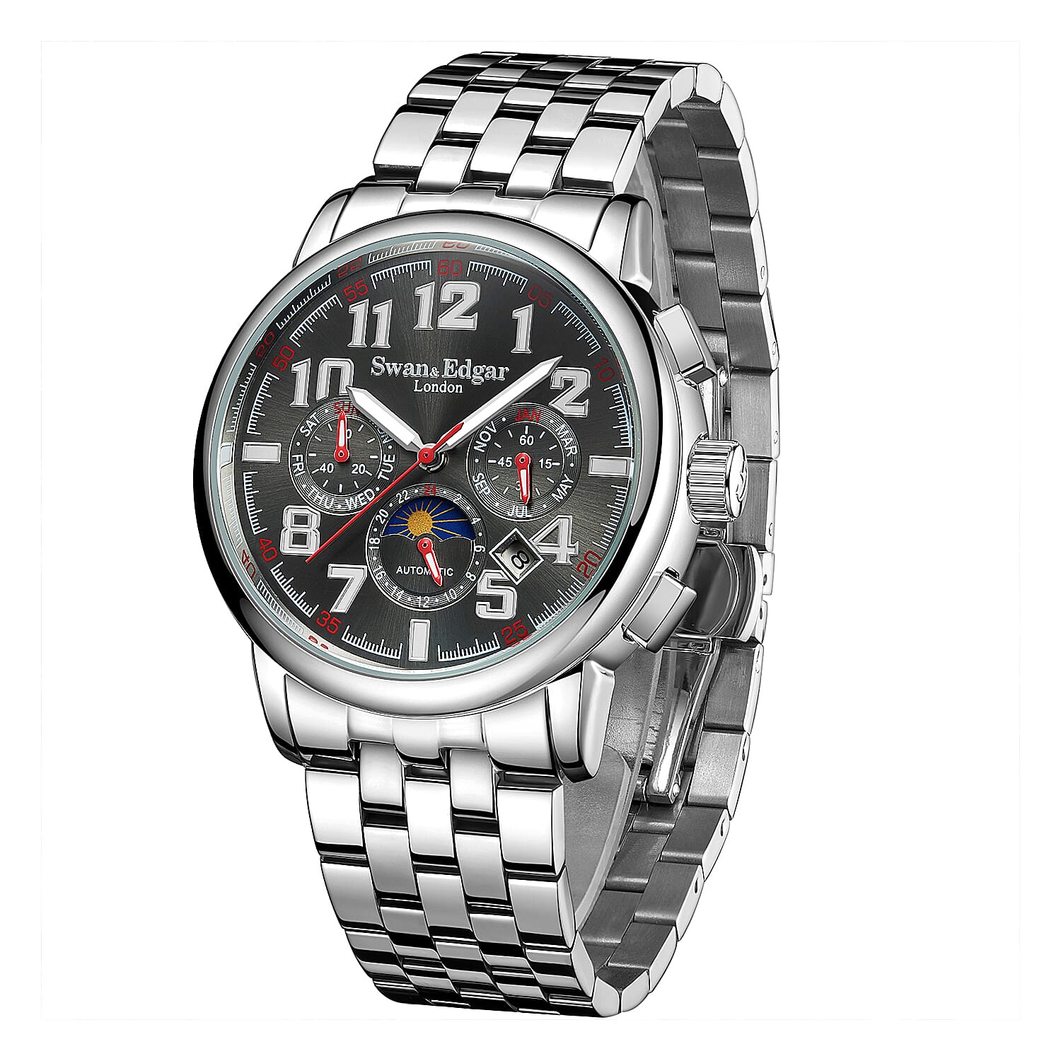 Limited Edition Swan - Edgar Hand Assembled Contrast Timer Automatic ...