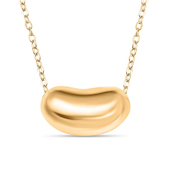 Maestro Collection - 9K Yellow Gold Bean Necklace (Size - 20) - 7673000 ...