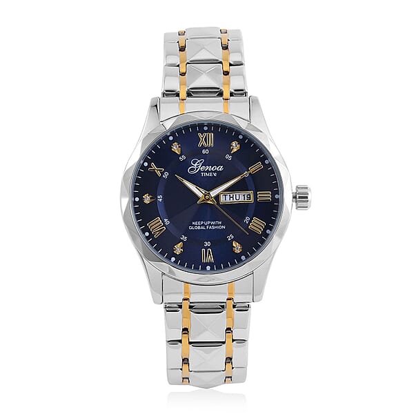 White Crystal Watch Pure White Stainless Steel 0.05 ct 0.050 Ct ...