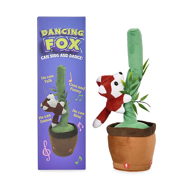 Talking & Dancing Plush Toy - Fox - 7691647 - TJC