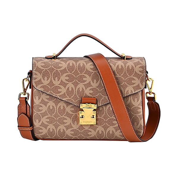 GUANCHI Crossbody Bag with Shoulder Strap - Brown - 7692850 - TJC