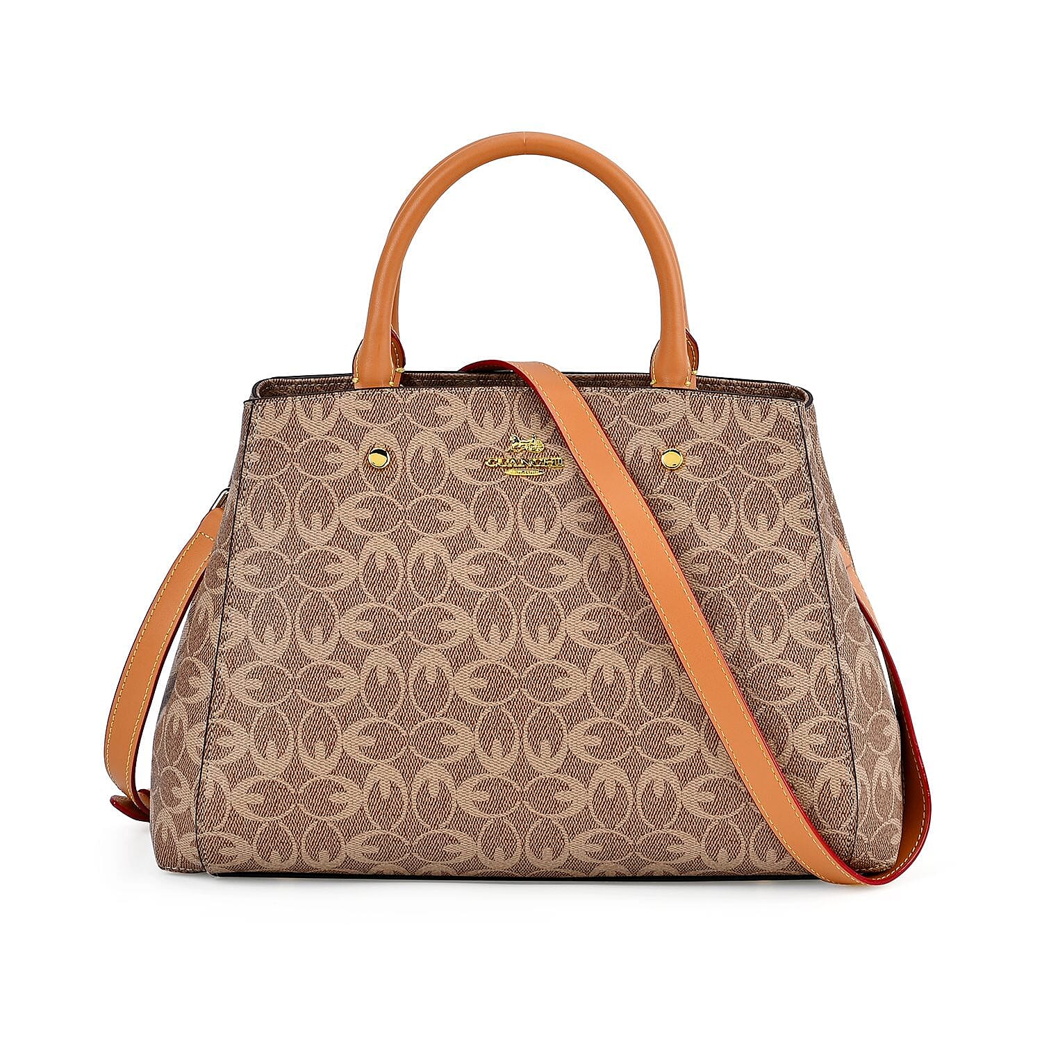 GUANCHI Crossbody Bag with Handle Drop - Brown - 7693060 - TJC