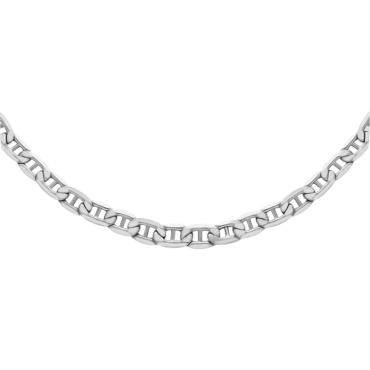 Vicenza Closeout - Sterling Silver Flat Rambo Necklace (Size - 18-2 ...