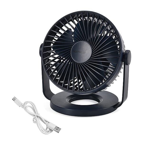 Homesmart Portable USB Table Fan with 1200mAh Battery - 7700226 - TJC
