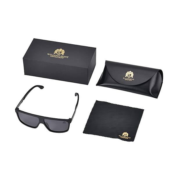William Hunt Patterned Sunglass - Black - 1704357616 - TJC
