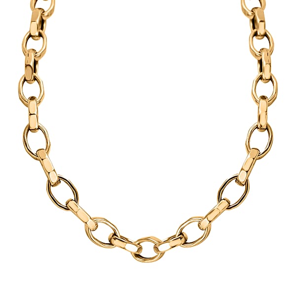 Maestro Collection - 9K Yellow Gold Rolo Necklace (Size - 20), Gold Wt ...