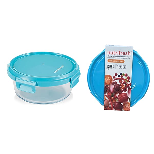 Set of 2 Nutrifresh Food Storage Container with Lid (Capacity 960ml ...