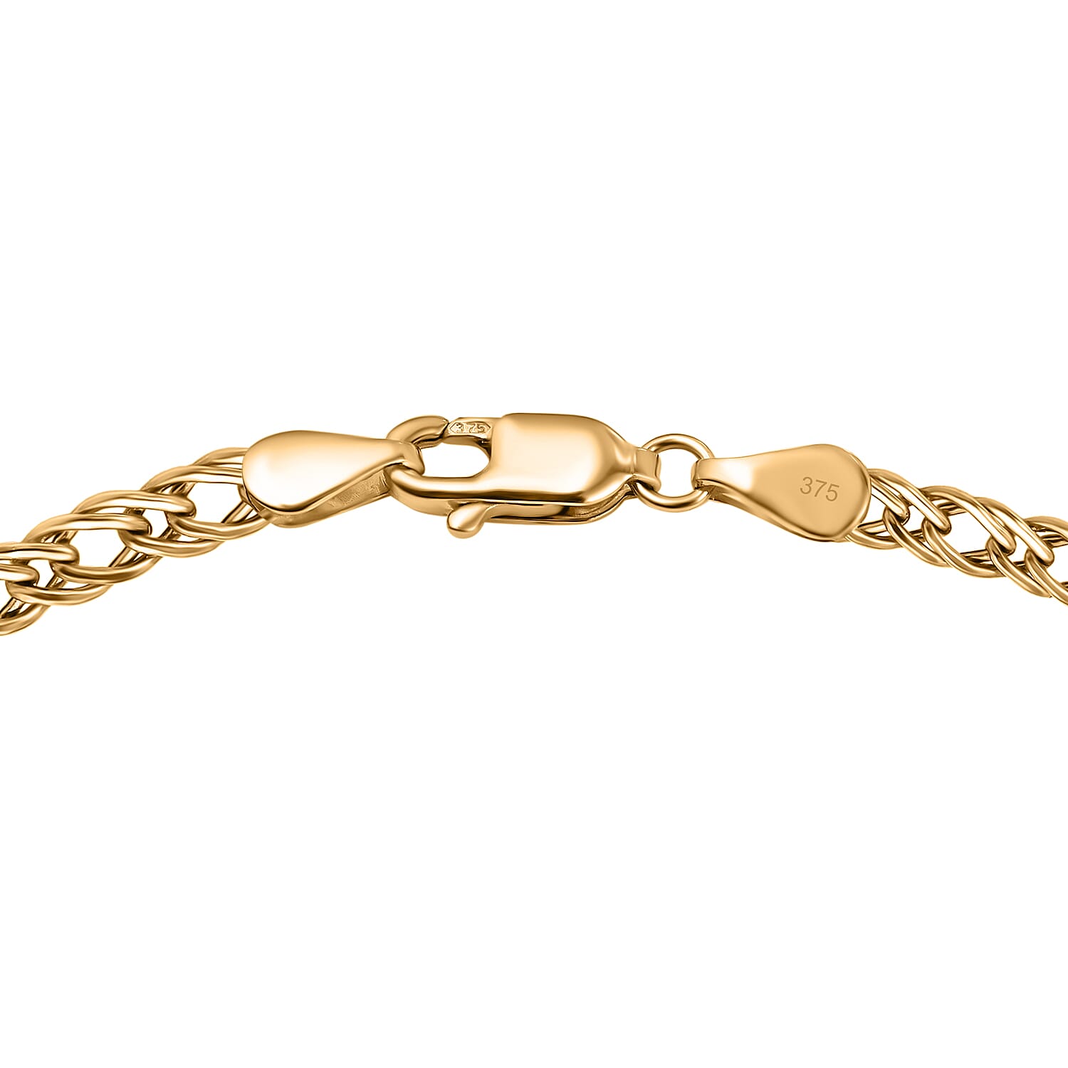 Maestro Collection - 9K Yellow Gold Double Curb Necklace (Size - 20 ...