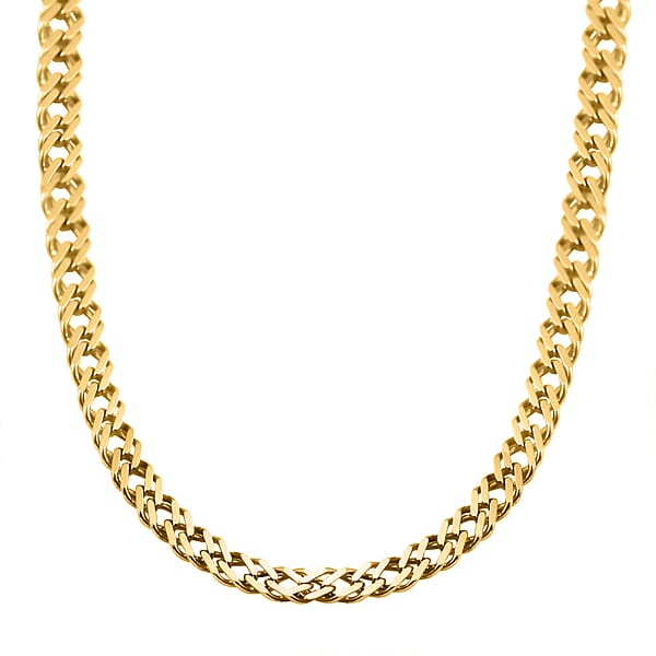 Preview Milan Closeout Deal - 9K Yellow Gold Double Curb Necklace (Size ...
