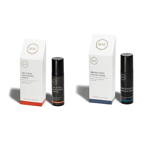 MIE Skincare- Duo Bundle (Incl. Oxygen Mask and Tri Active Hyaluronic ...