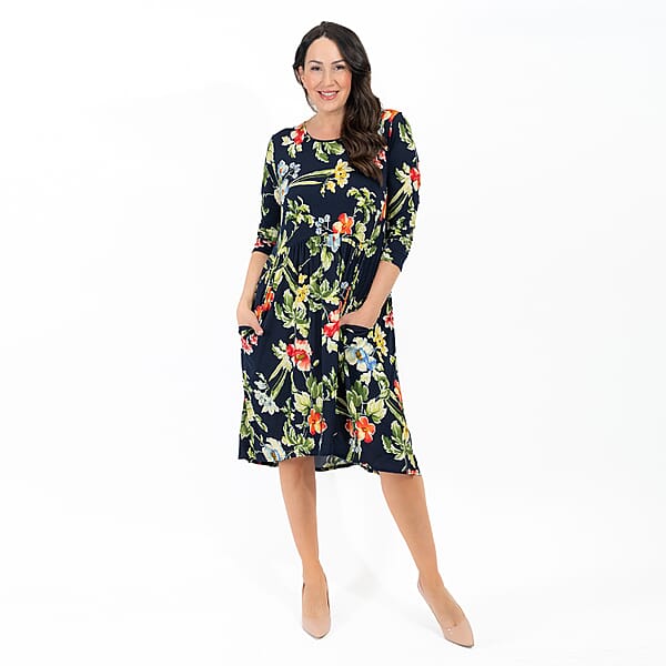 NICOLE Print Pocket Women's Dress - 7730497 - TJC