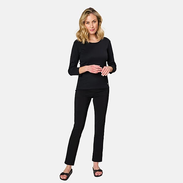 Emreco Jean Style Stretch Trouser (Size 12) - Black - 7734286 - TJC