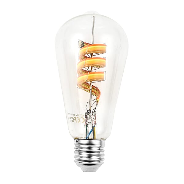 WiFi RGB Multicoloured Vintage Smart Edison Bulb (Compatible with Alexa ...