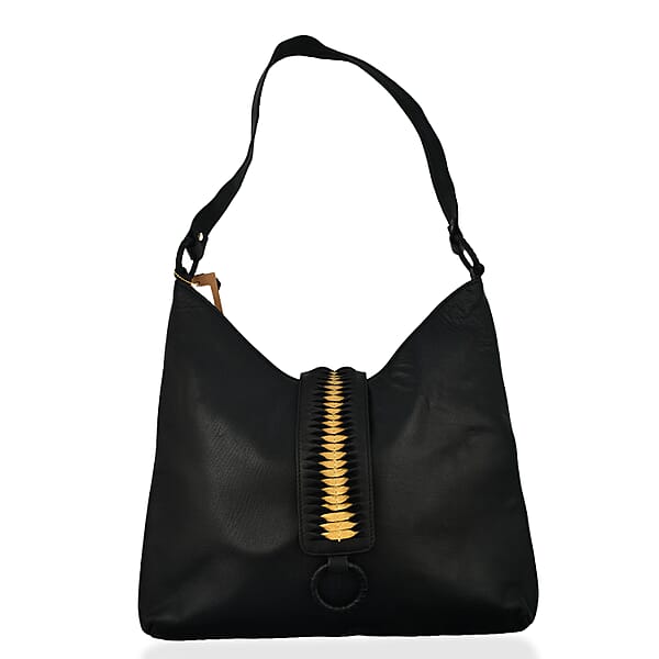 Set of 2 - Designer inspired 100% Genuine Leather Slouch Bag - 7748438 ...