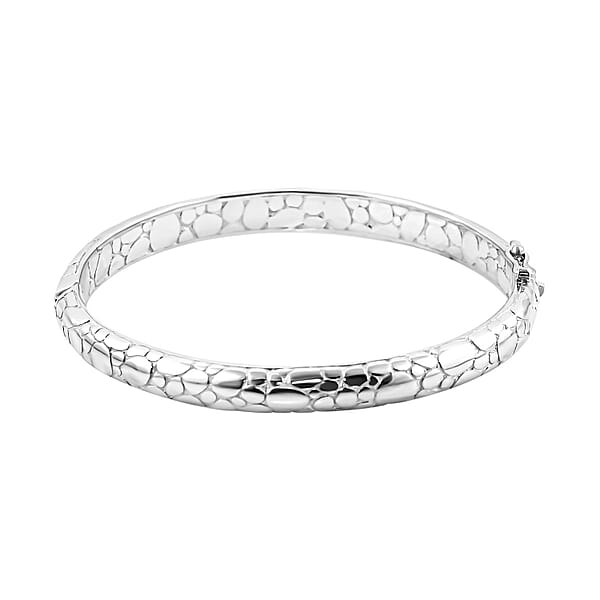 Royal Bali Collection - Sterling Silver Pebble Bangle - 7749446 - TJC
