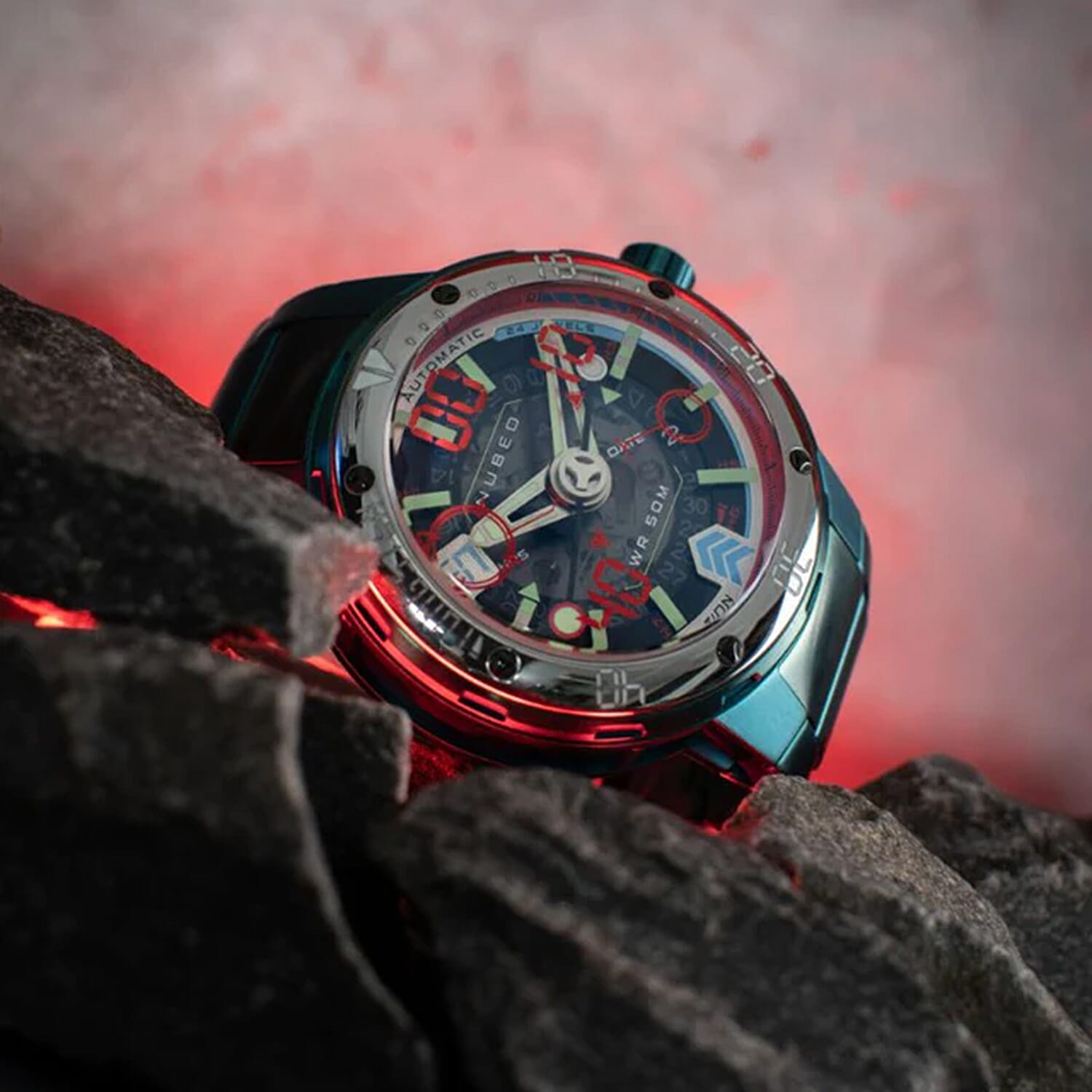 NUBEO Mariner 9 Automatic Limited Edition Mens Watch in Stainless Steel ...