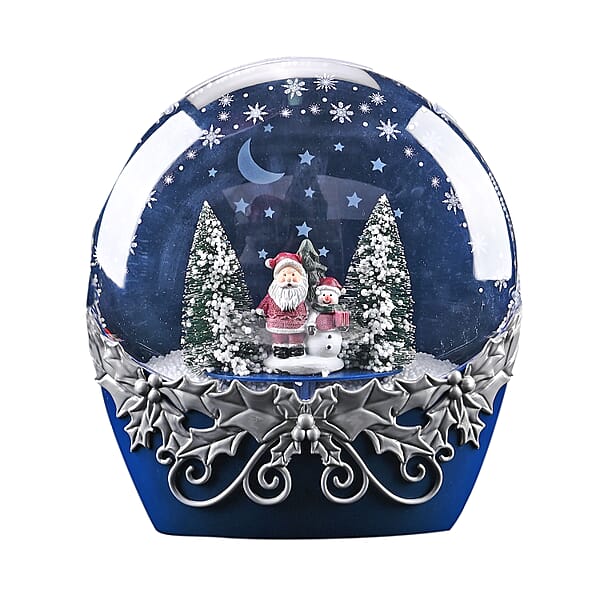 Christmas Snow Lantern with 28 LED Lights – Santa and Snowman - 7755885 ...