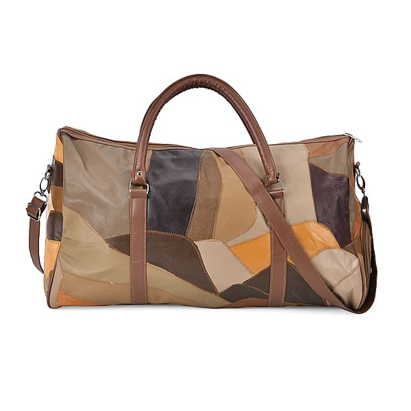 Genuine Leather Travel Duffle Bag - 7756070 - TJC