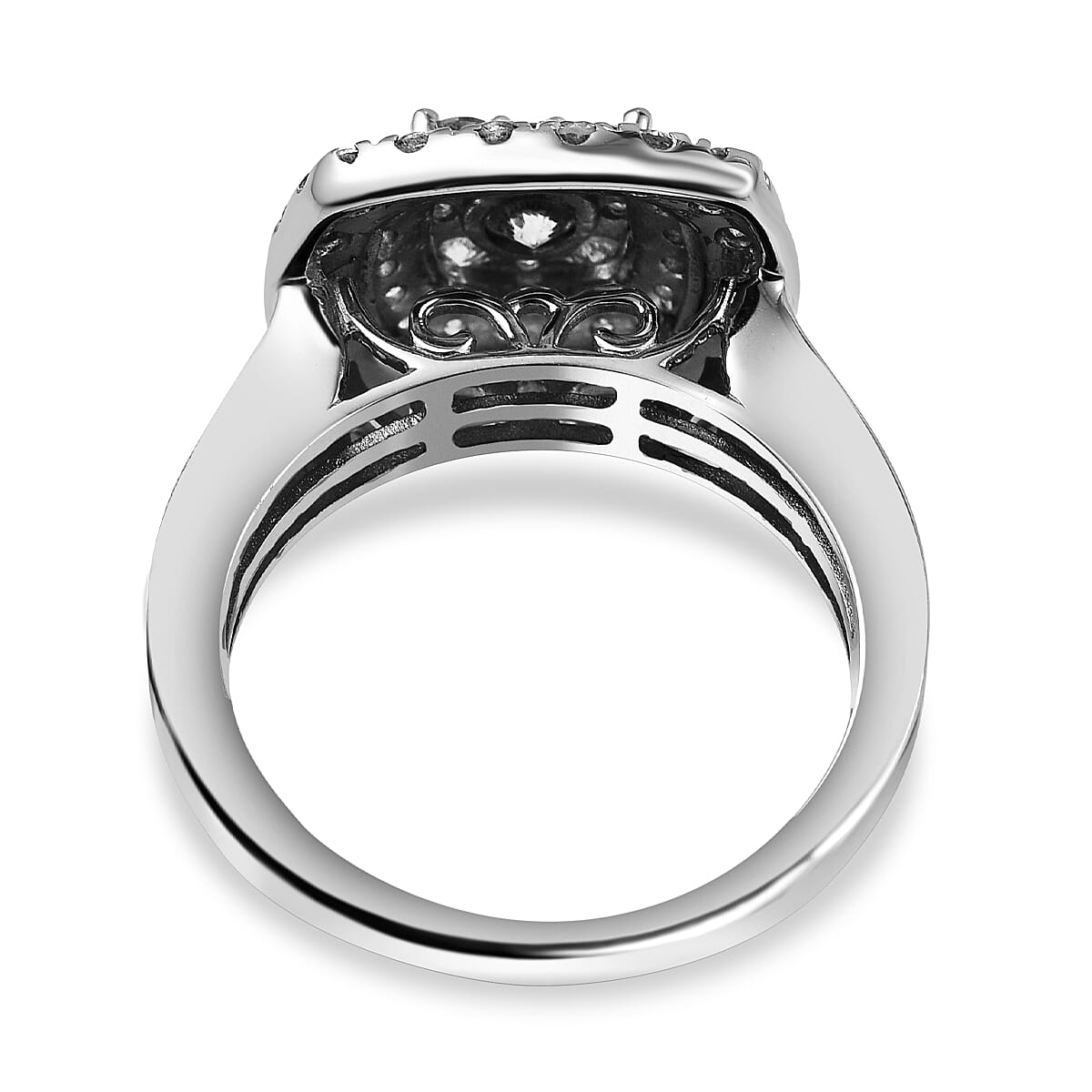 14K W Gold Diamond (GH) Ring 2.00 Ct, Gold Wt. 6 Gms - 7759228 - TJC