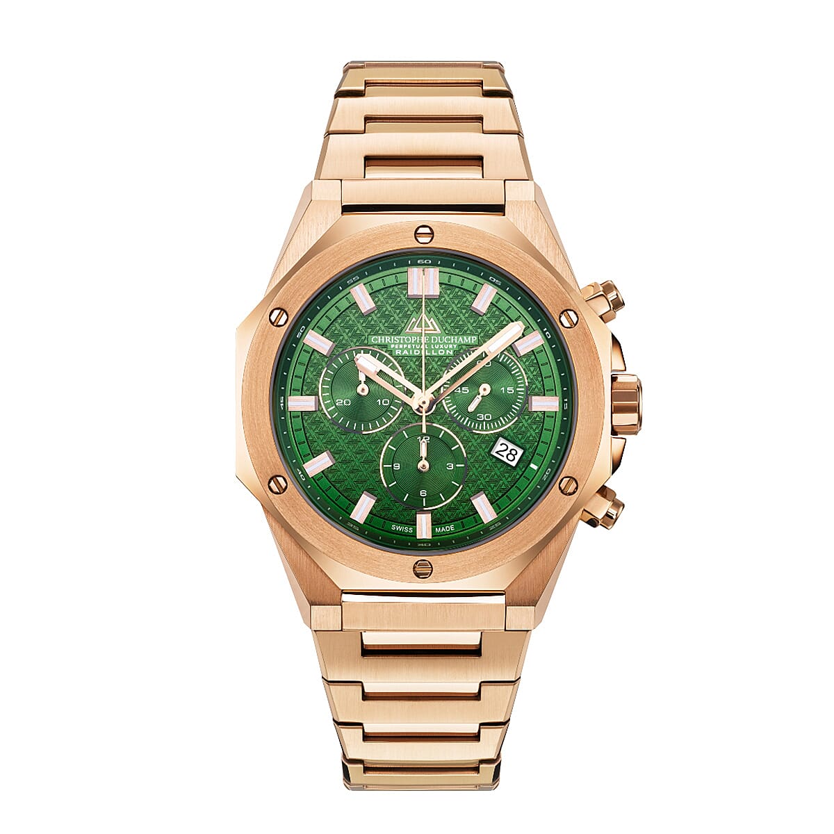 Christophe Duchamp Swiss Quartz Movt. 10ATM Raidillon Chronograph ...