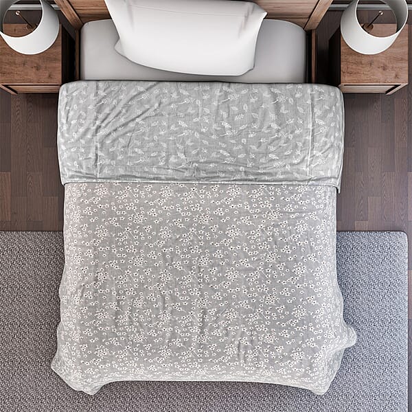 Two-Layer Printed Reversible Cotton Throw Blanket - 7771343 - TJC