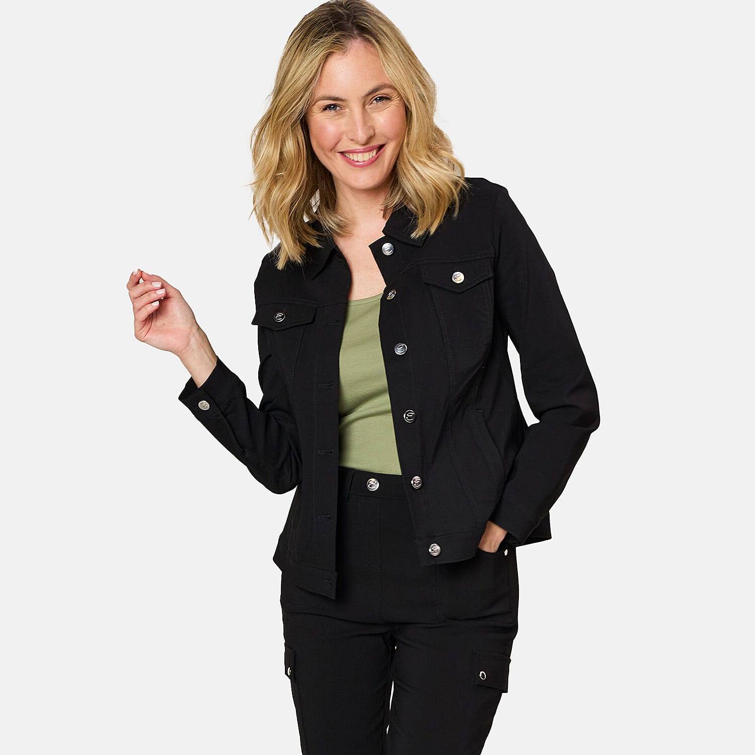 Emreco Jean Style Bengaline Jacket - 1714812613 - TJC