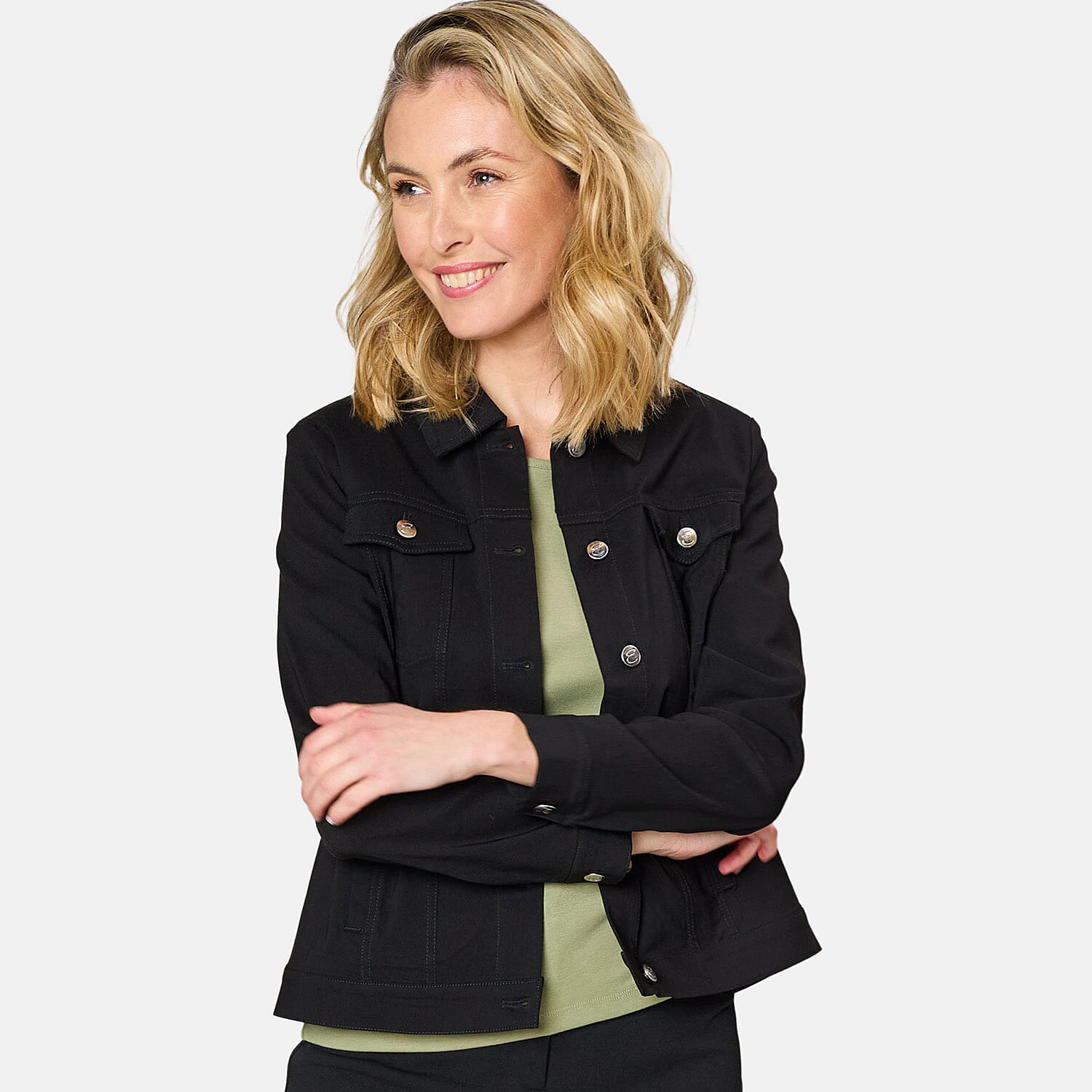 Emreco Jean Style Bengaline Jacket - 1714812613 - TJC