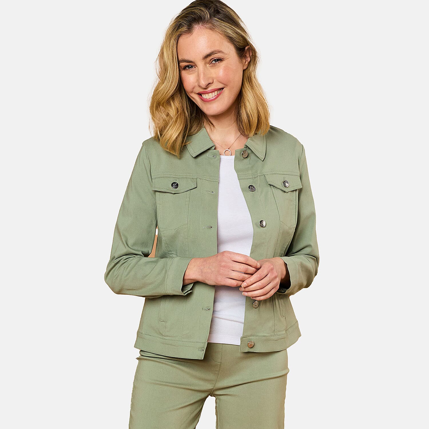 Emreco Jean Style Bengaline Jacket - 7783771 - TJC