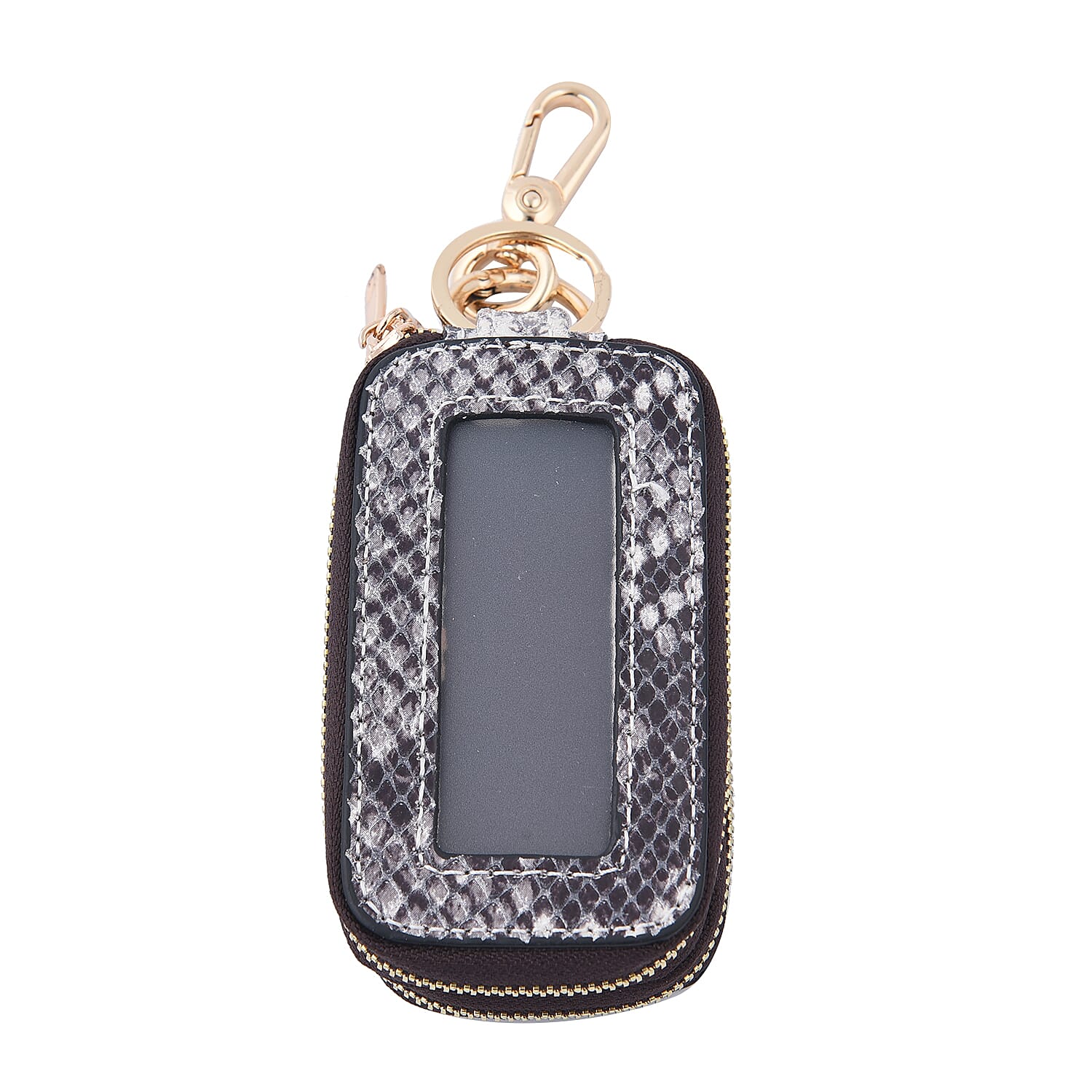 SENCILLEZ 100% Genuine Leather Snake Pattern Key Holder Chain with ...