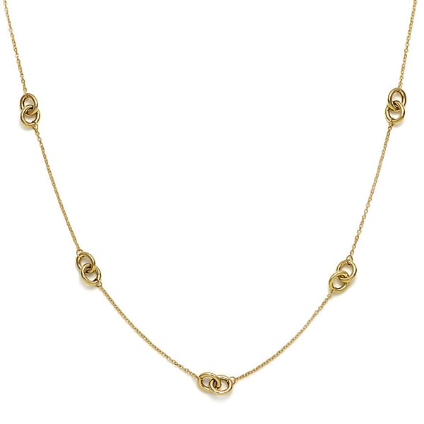 Maestro Collection - Designer Inspired 9K Yellow Gold Love Knot ...