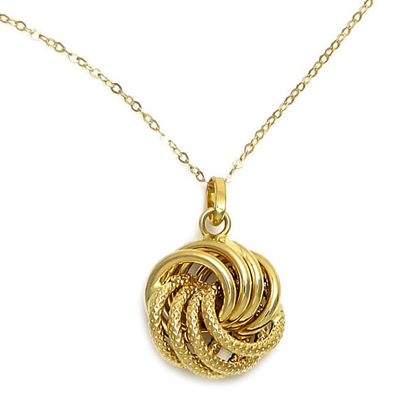 9K Yellow Gold Necklace (Size - 20) - 7791968 - TJC