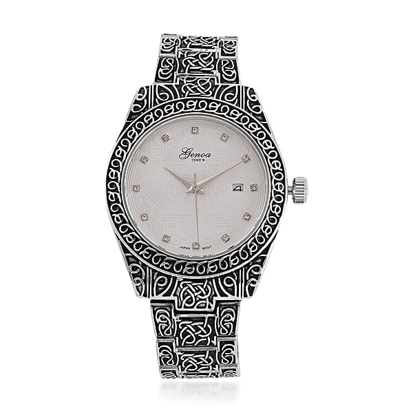 GENOA TIME V2 Women’s Carved Watch - 7793711 - TJC