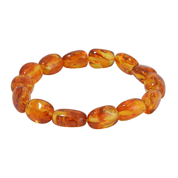 Baltic Amber Stretchable Bracelet (Size 7-7.5) 500 Ct - 7796334 - TJC