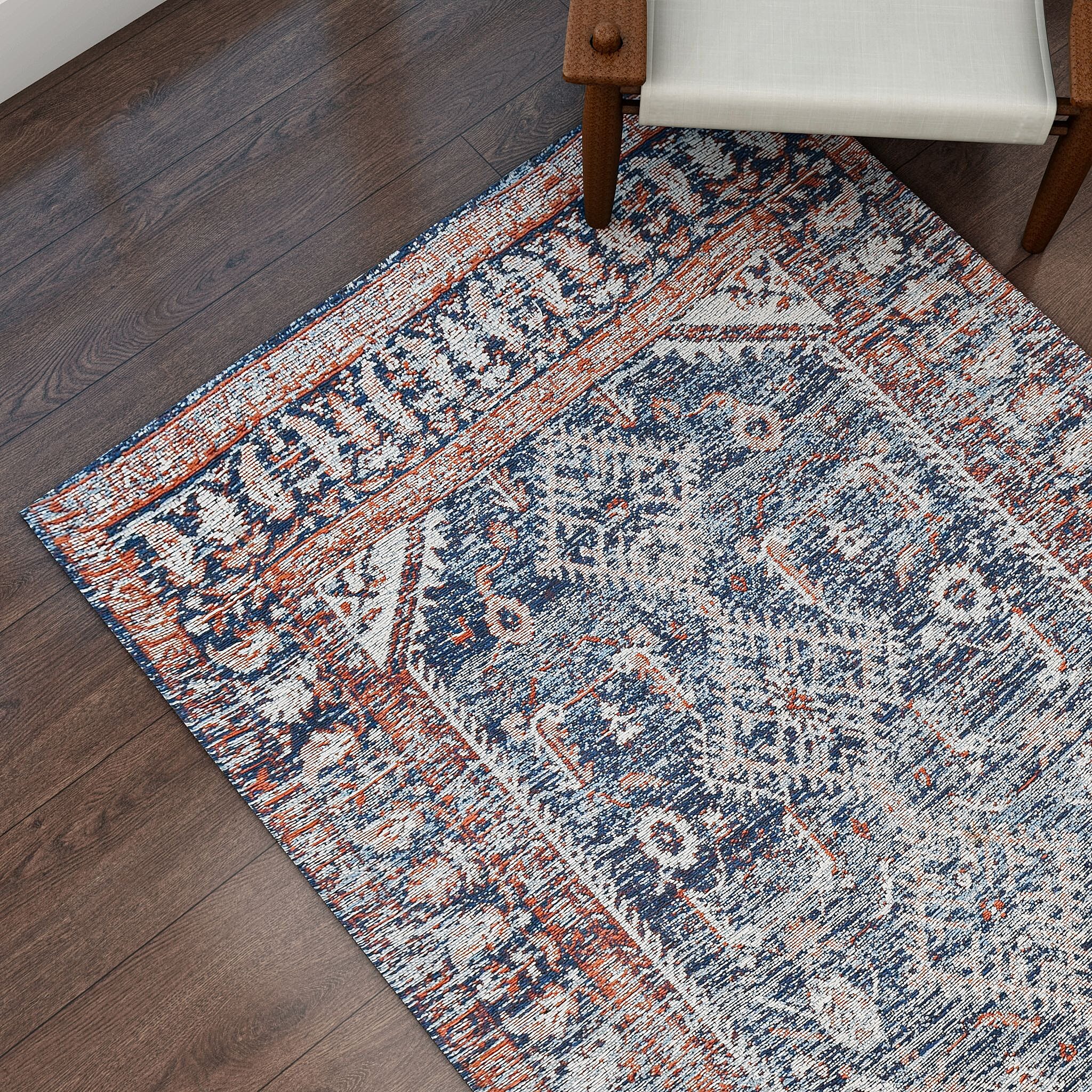 Jacquard Woven Rug with Backing - 7799532 - TJC