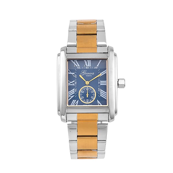 GENOA TIME V2 Miyota Japanese Movement Watch with Stainless Steel Strap ...