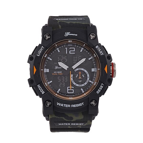 GENOA Time V2 Camouflage Multifunction Watch - 1717663524 - TJC