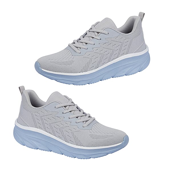 Urban Jacks Ladies NEW YORK Lightweight Knitted Trainers - 1717778596 - TJC