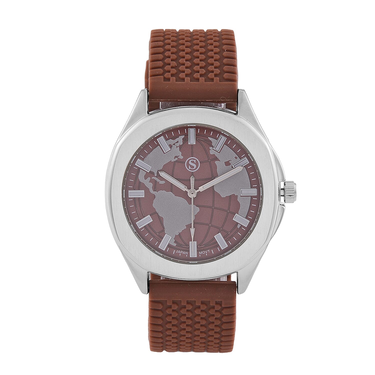 STRADA PC21S Japanese Movement Globe Dial Watch - 7812985 - TJC