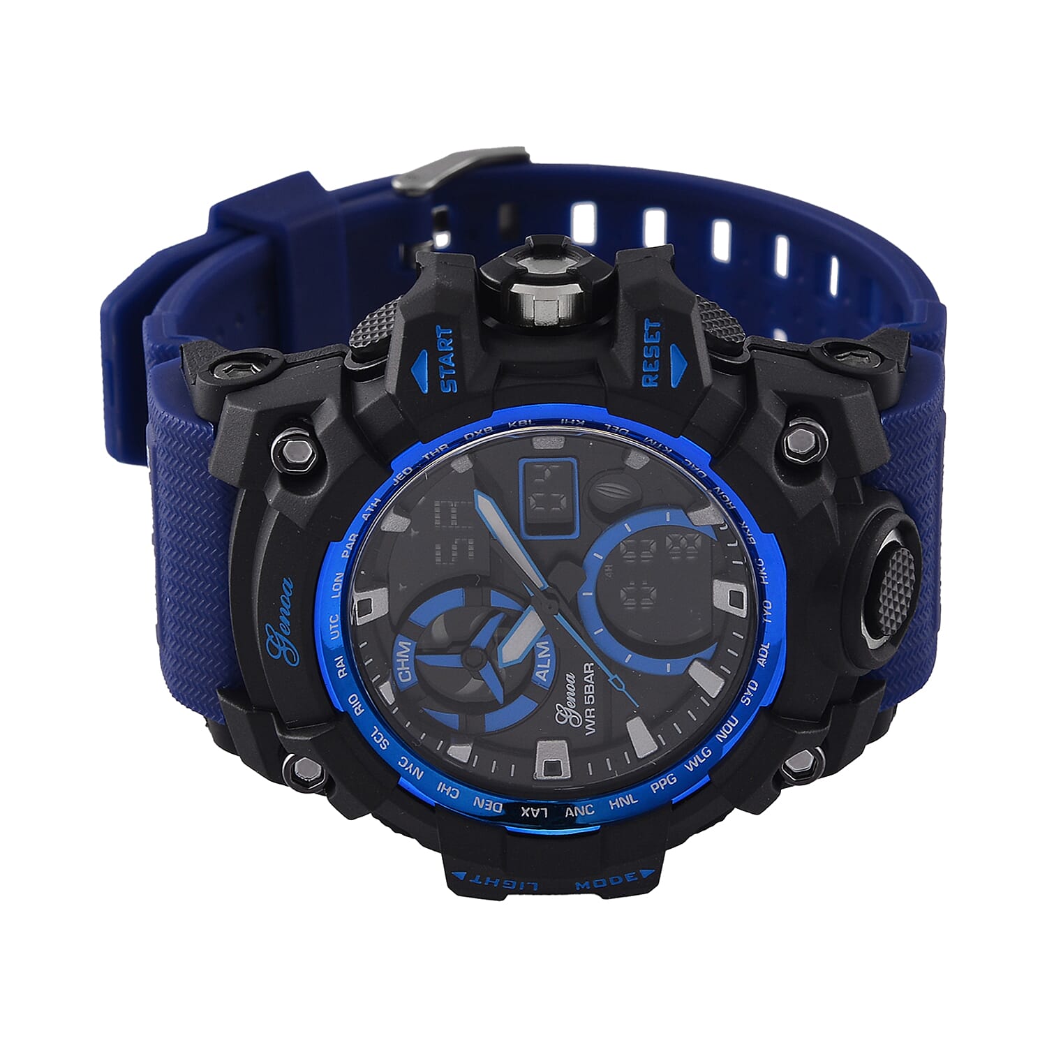 GENOA TIME V2 PC21S Japan Movement and Electronic Movement Men's Watch ...