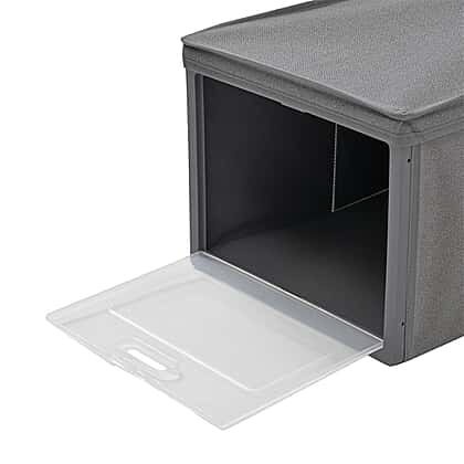 Patterned Storage Box - Grey - 7826268 - TJC