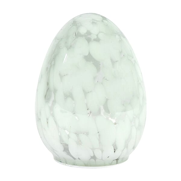 Ambient Egg Glass LED Lamp with String Lights (3xAA Battery not incl ...