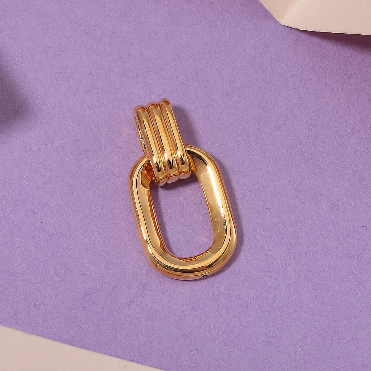 9K Yellow Gold Link Pendant - 7834173 - TJC