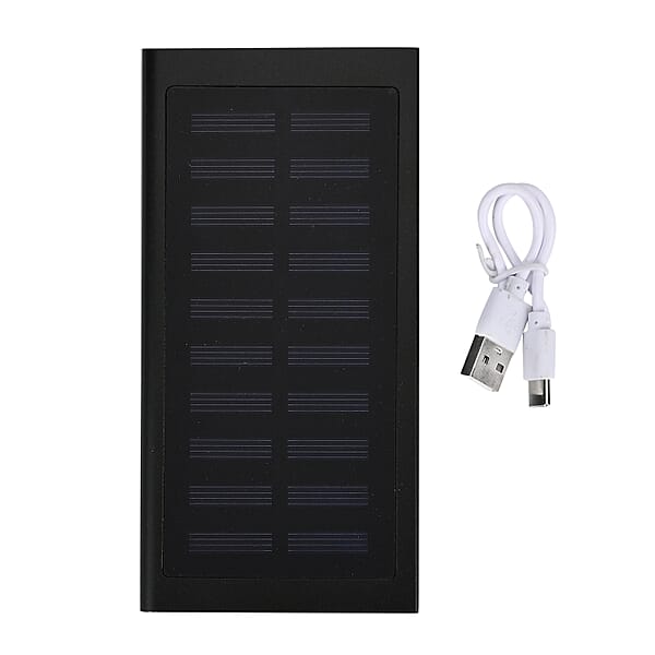 5000mAh Solar Power Bank with Dual USB ports - 7847164 - TJC