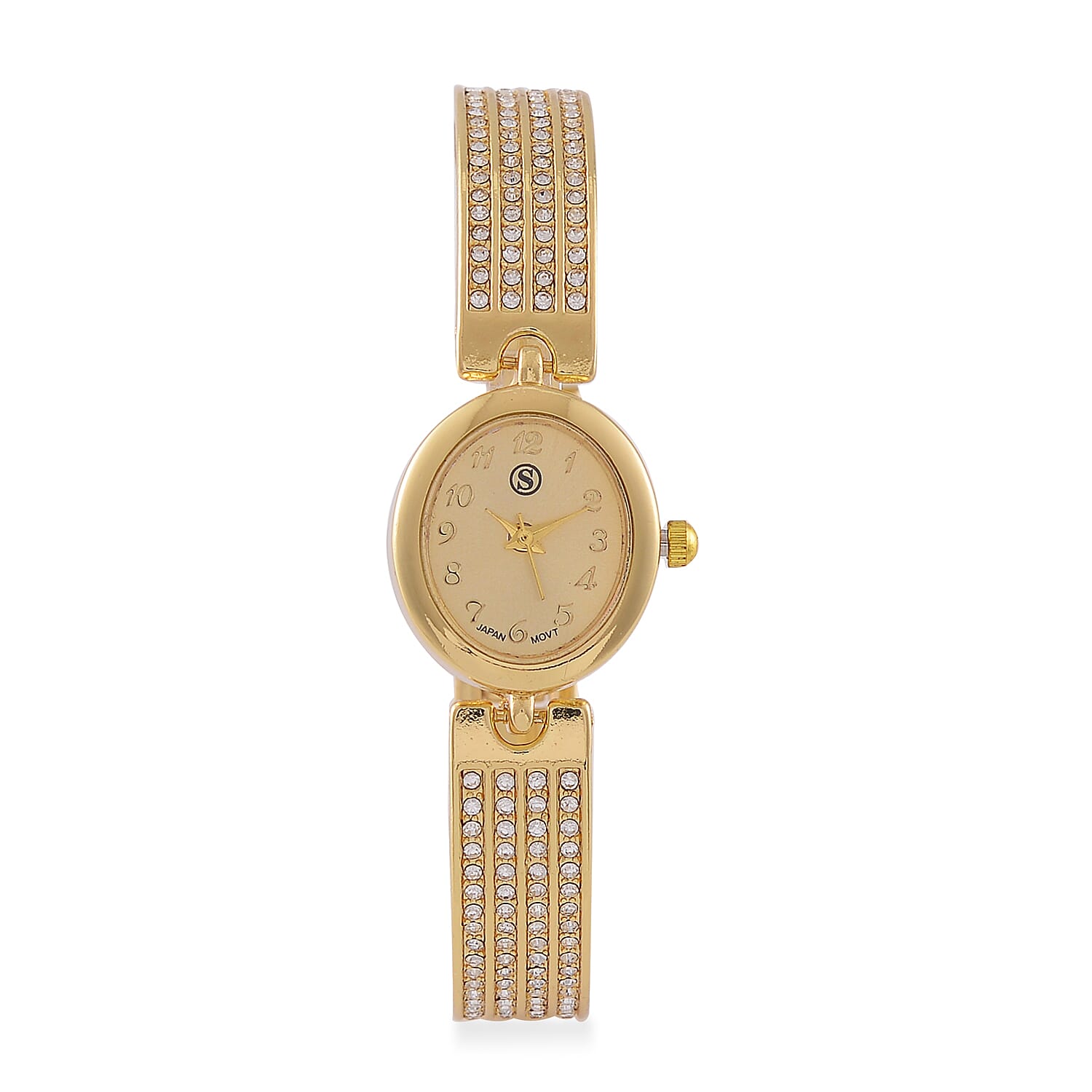 STRADA PC21S Japanese Movement Crystal Bracelet Watch - 7858806 - TJC