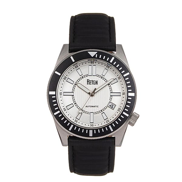 Reign Francis Leather-Band Men's Watch - 7862536 - TJC