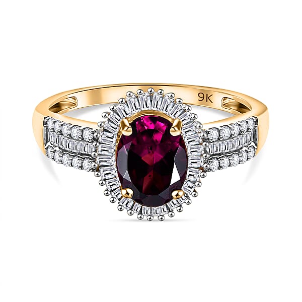 Tony Diniz Collection - 9K Yellow Gold AAA Ember Garnet (1.45ct ...