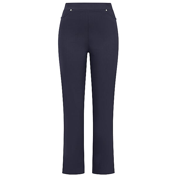 Jeans Style Stretch Trousers - 7949485 - TJC